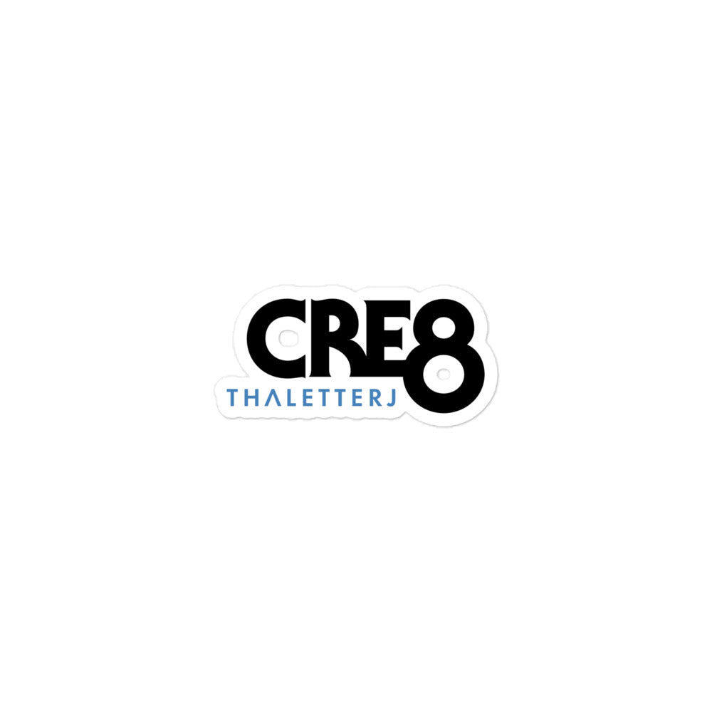 Cre8thaletterj - Sticker – CRE8J